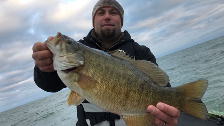 Summer Smallmouth Bass Fishing on Lake Erie in Pennsylvania