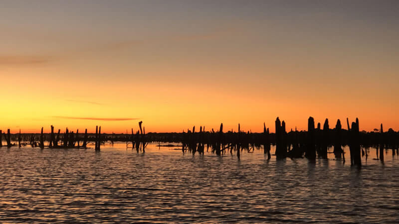 Rodman Reservoir Bass Fishing during Drawdown 2019