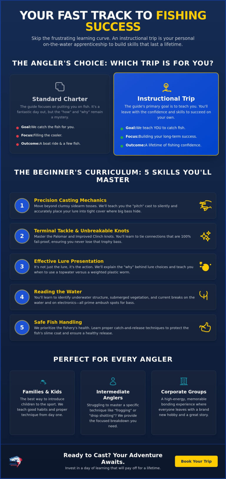Learn to Fish: Professional Guides for Beginner Lessons